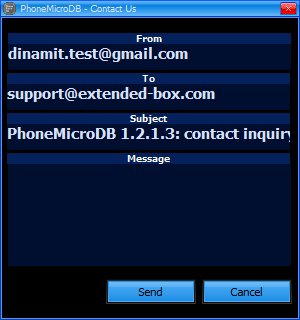 Programs - PhoneMicroDB
